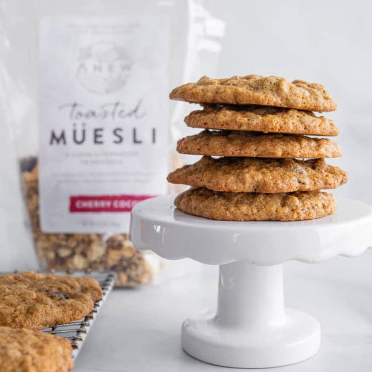 Whole Grain Muesli Cookies - A Red Spatula