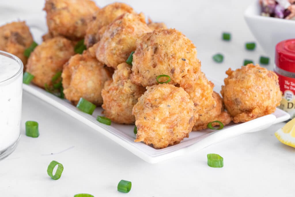Best Crispy Salmon Fritters - A Red Spatula