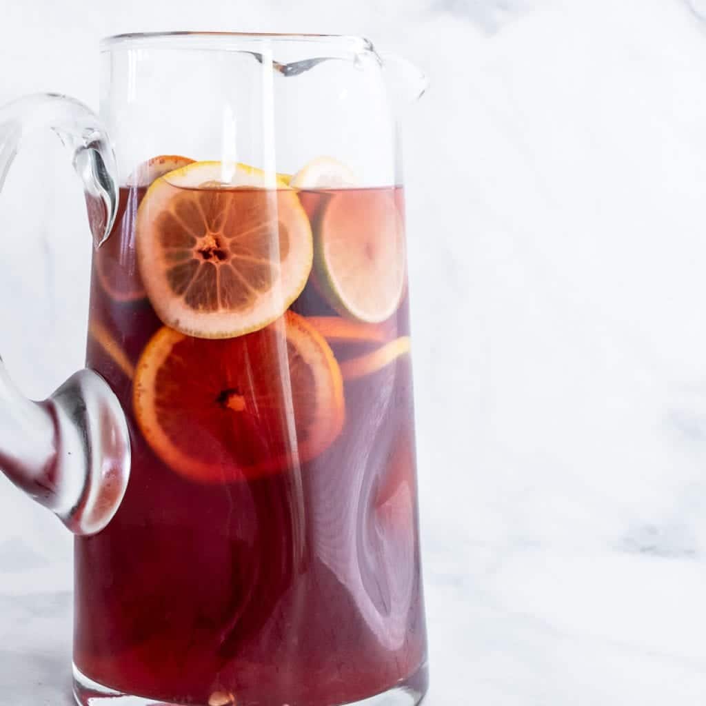 The Best Summertime Virgin Sangria | A Red Spatula
