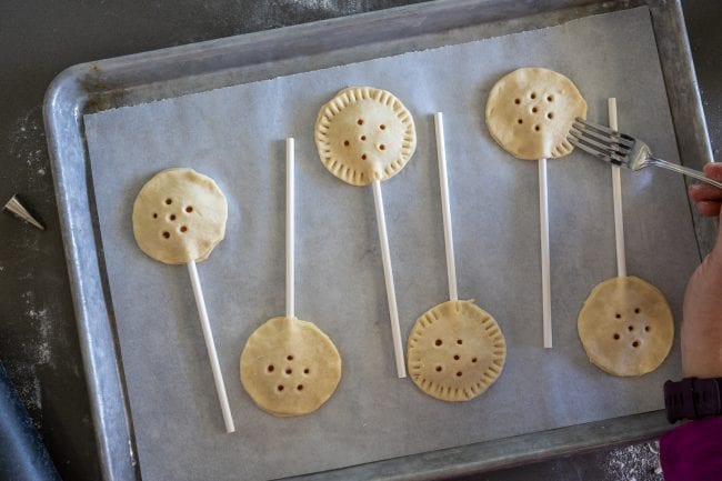 Simple Pie Pops - A Red Spatula - pie pops recipe - A Red Spatula