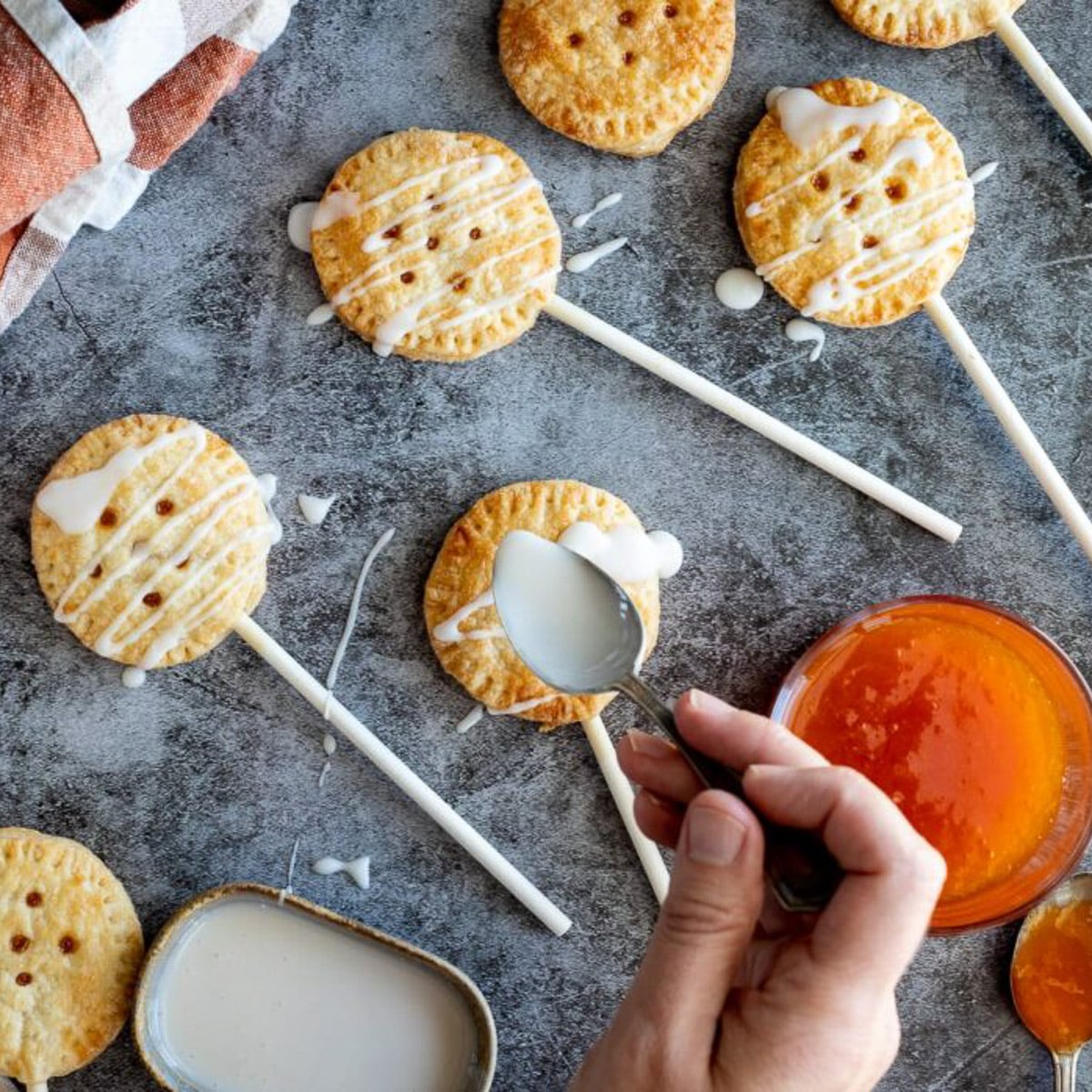 Simple Pie Pops - A Red Spatula - pie pops recipe - A Red Spatula