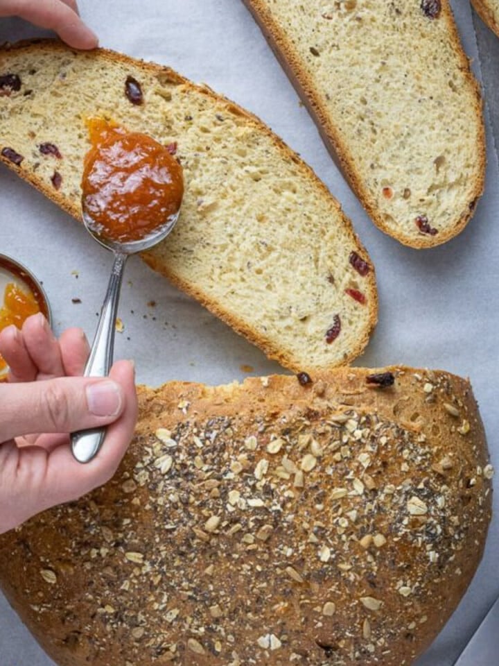 Sprouted Whole Grain Bread Recipe - A Red Spatula