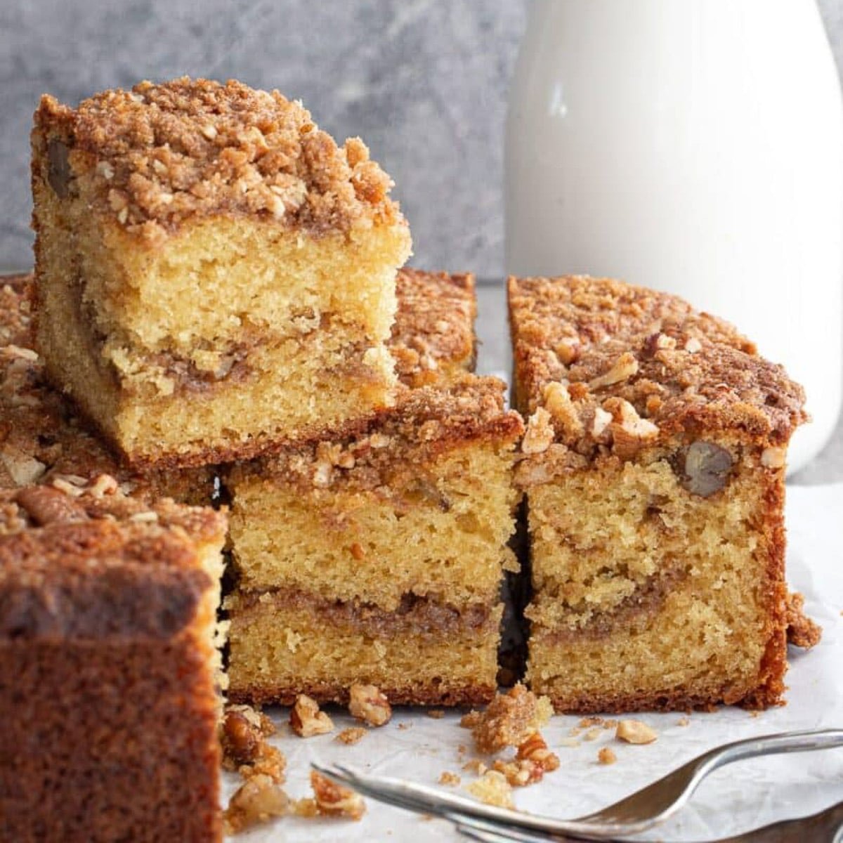 Best Cinnamon Pecan Coffee Cake - Whole Wheat Baked Good