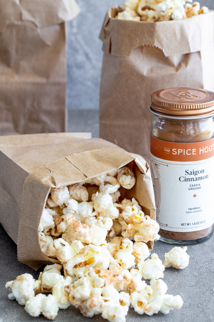 Easy Snickerdoodle Popcorn - Simple Flavored Popcorn Treat