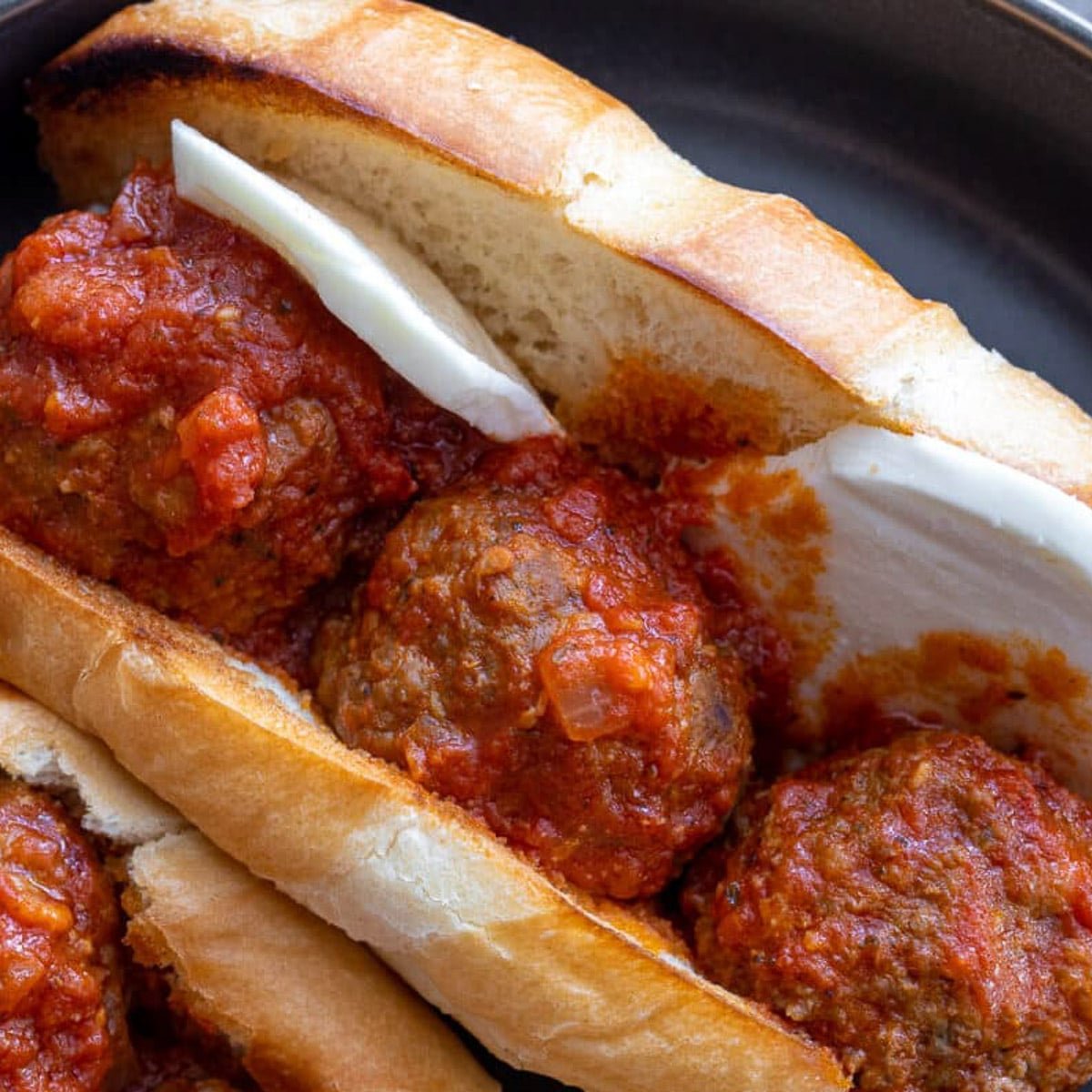 Hearty Meatball Sub Sandwich - A Red Spatula