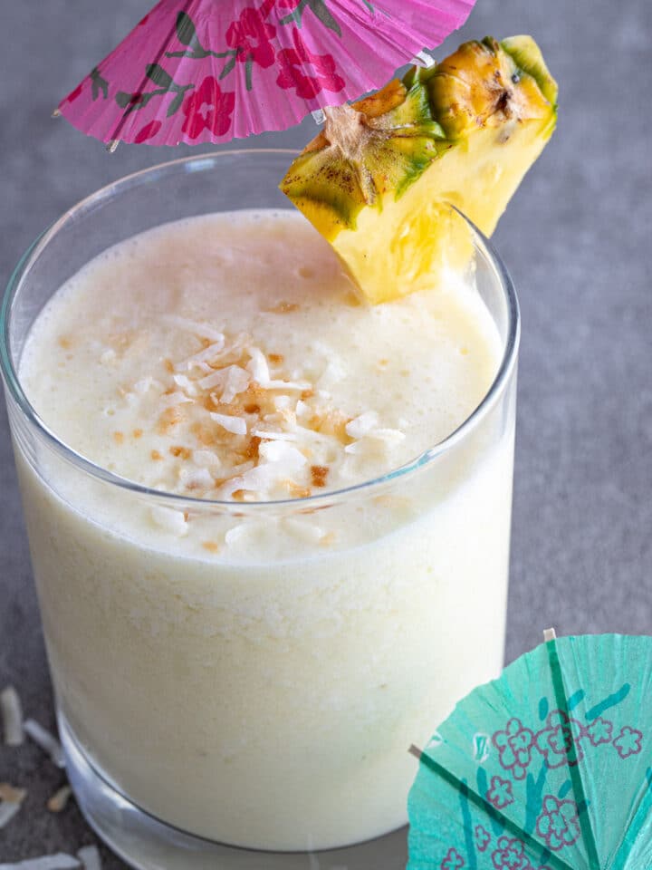 Virgin Pina Colada Recipe- with Coconut Milk - A Red Spatula