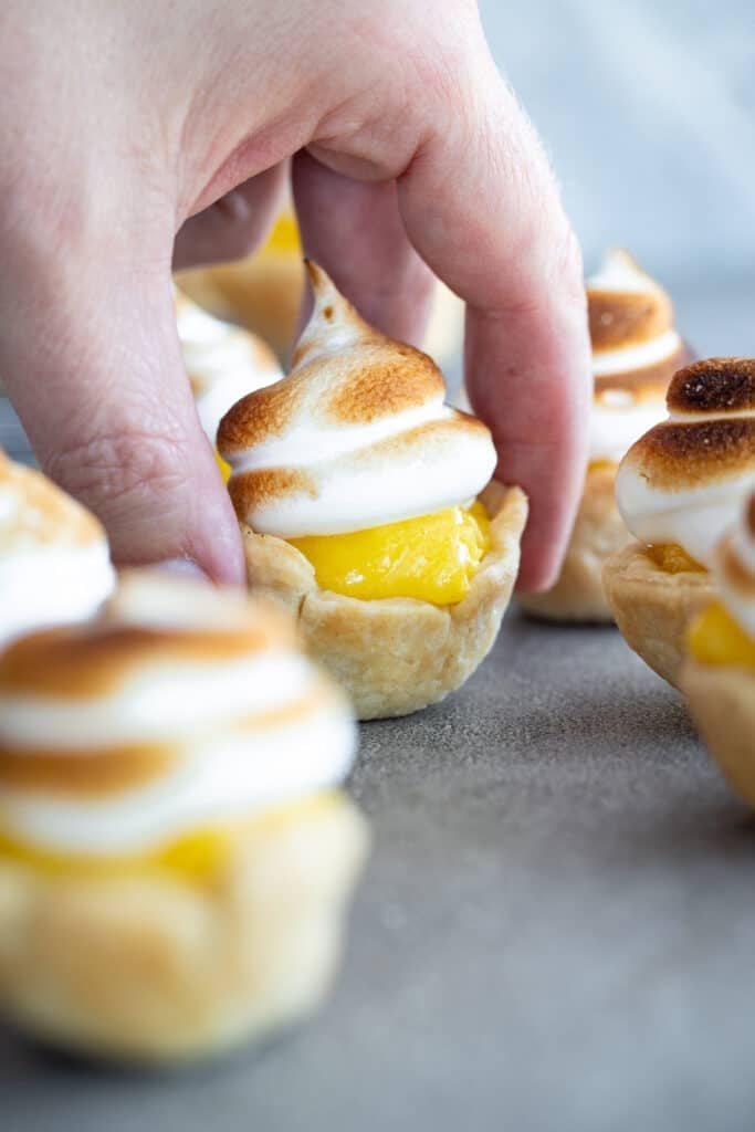 Mini Lemon Meringue Pie - Bite Sized Dessert Recipe