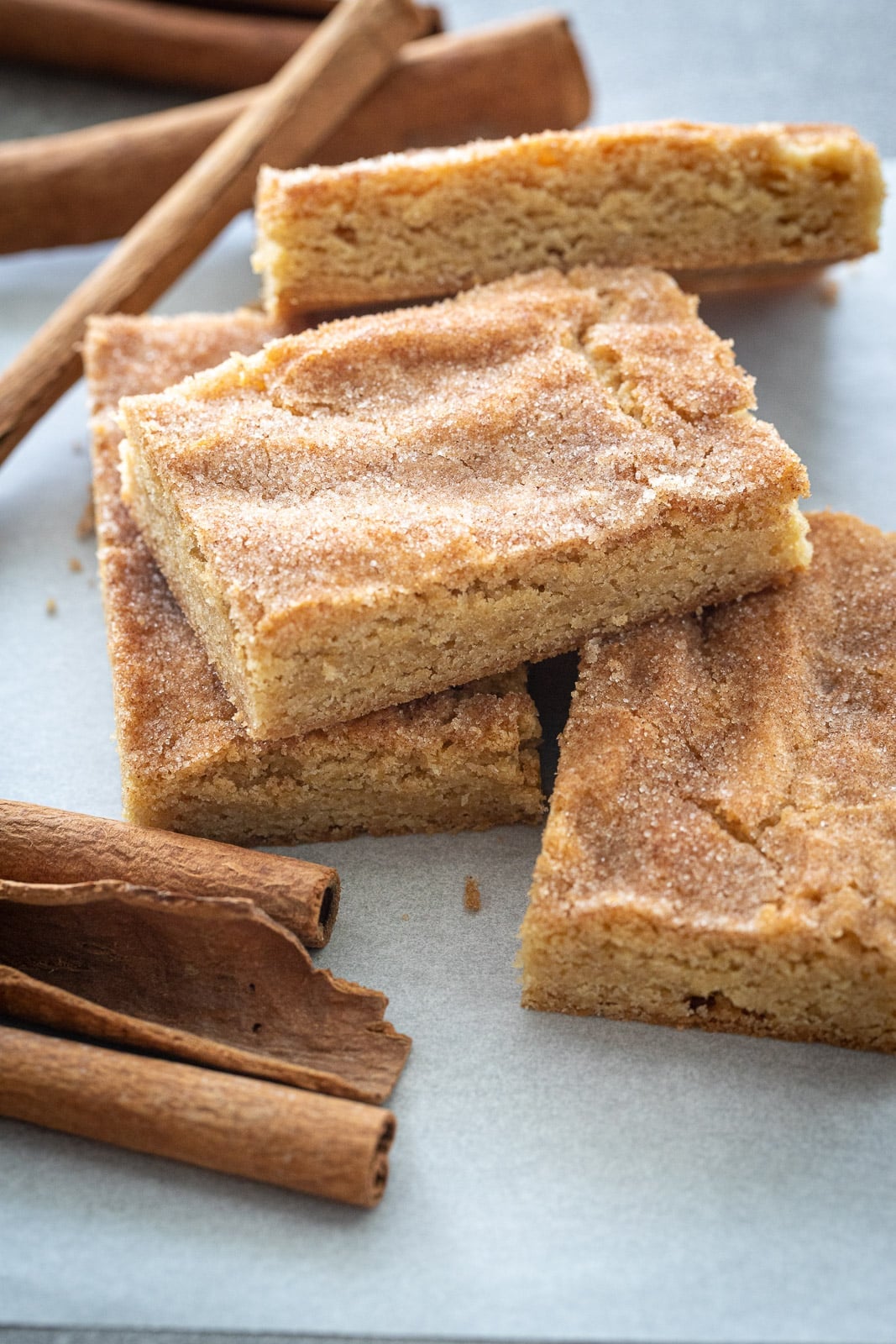 Simple Snickerdoodle Bars - Easy Cinnamon Dessert Bar