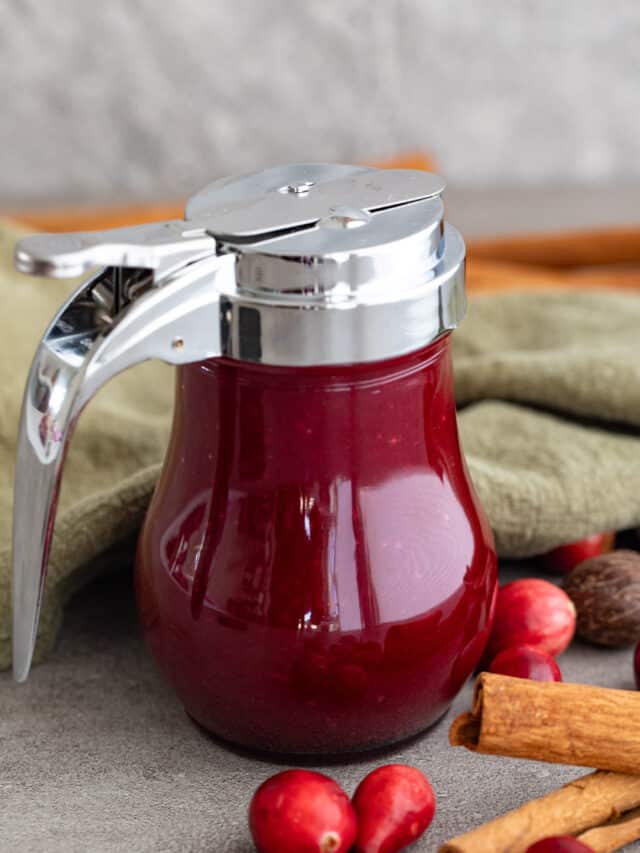 Easy Cranberry Syrup Recipe - A Red Spatula