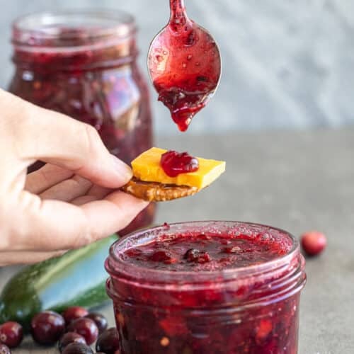 How To Make Cranberry Jalapeno Jelly - A Red Spatula