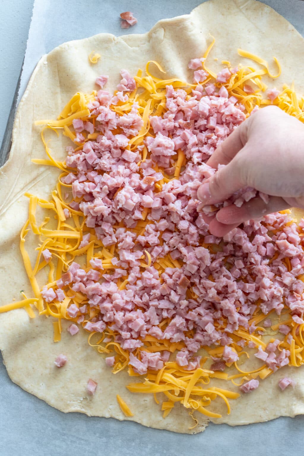 Ham and Cheese Galette - A Red Spatula