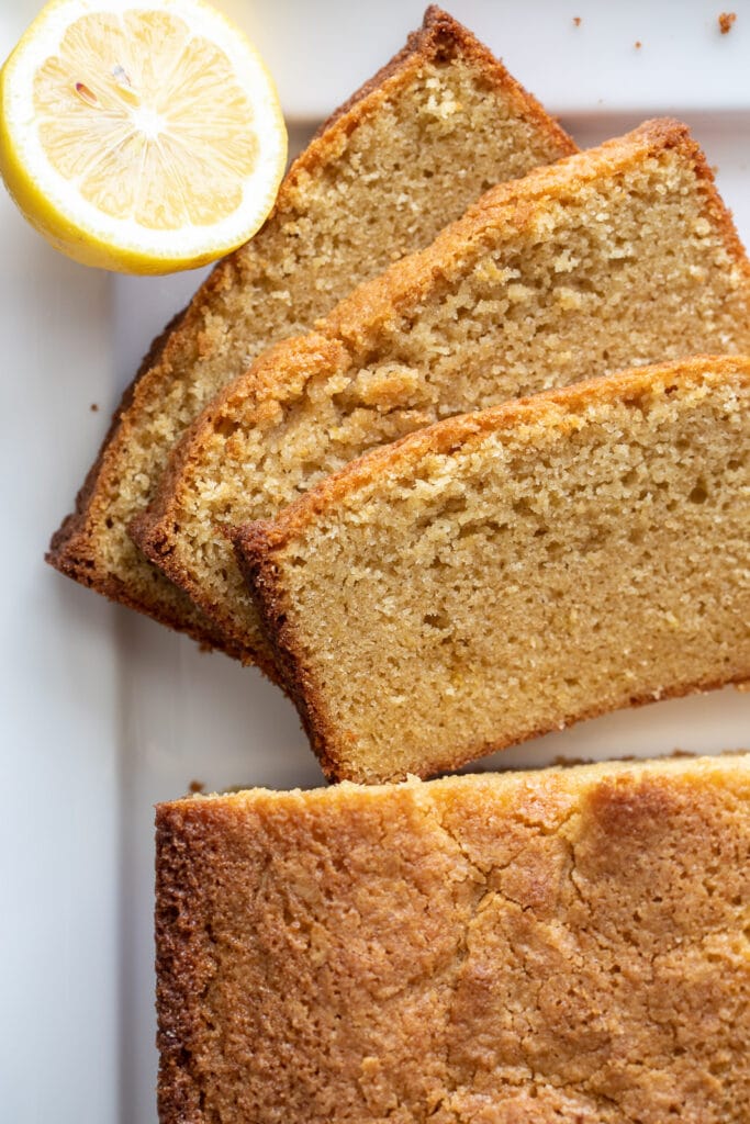 Lemon Kamut Pound Cake - A Red Spatula
