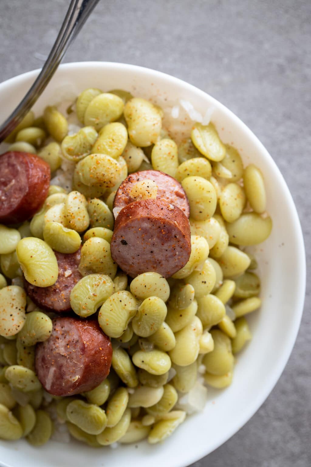 Lima Beans And Rice - A Red Spatula
