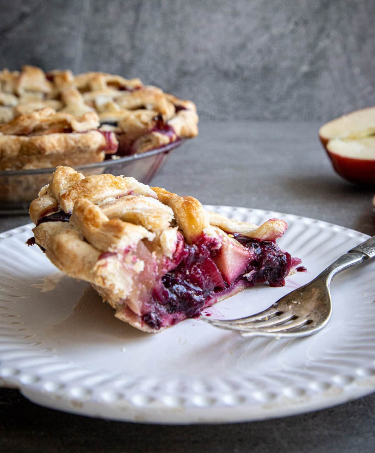 The Perfect Apple Blueberry Pie - Homemade Classic Apple Pie