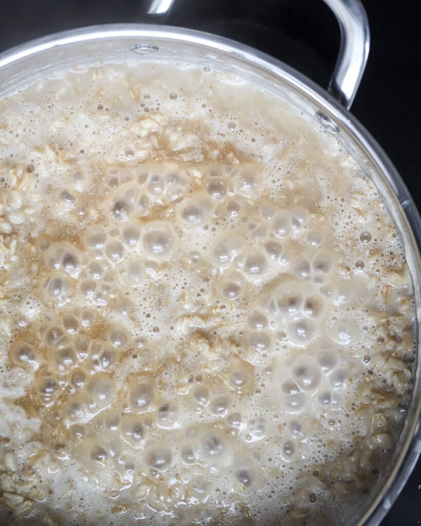 Stovetop Oatmeal with Brown Sugar & Cinnamon - A Red Spatula