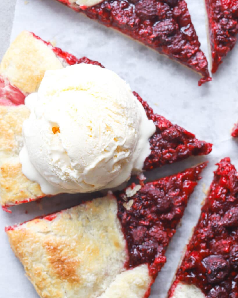 Simple Raspberry Galette Recipe - A Red Spatula