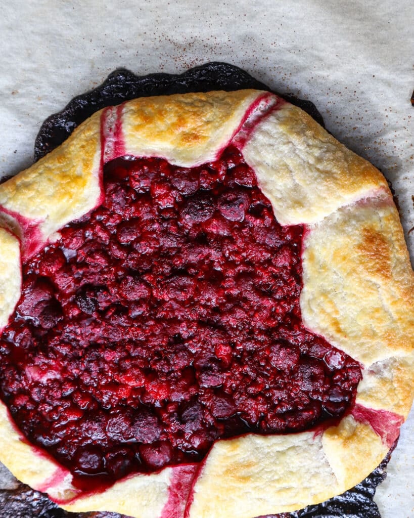 Simple Raspberry Galette Recipe - A Red Spatula
