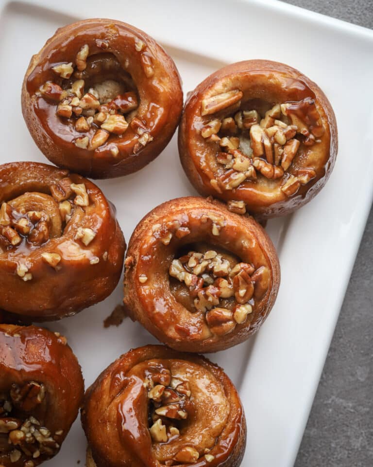 Mini Sticky Buns - A Red Spatula