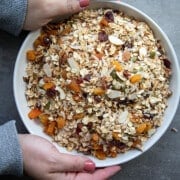 Homemade Crunchy Muesli - A Red Spatula