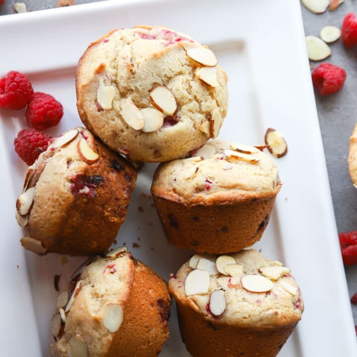 Raspberry Muffins Recipe - A Red Spatula