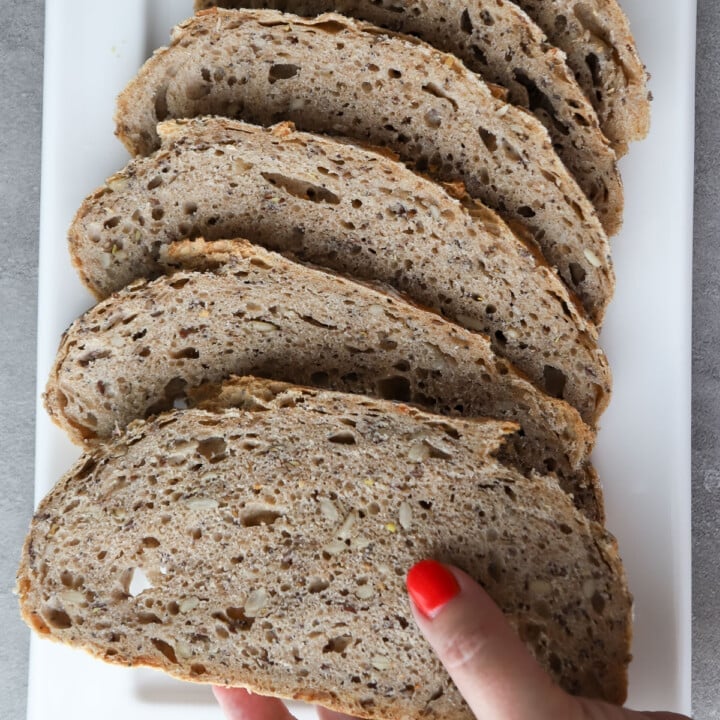 Sprouted Whole Grain Bread Recipe - A Red Spatula