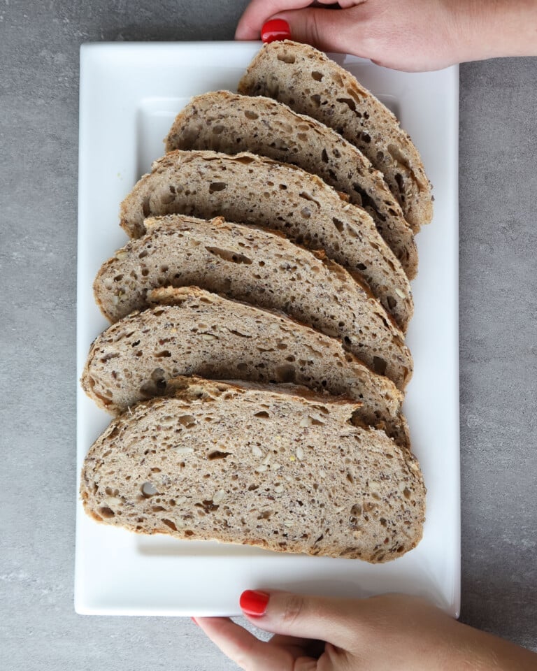 Sprouted Whole Grain Bread Recipe - A Red Spatula