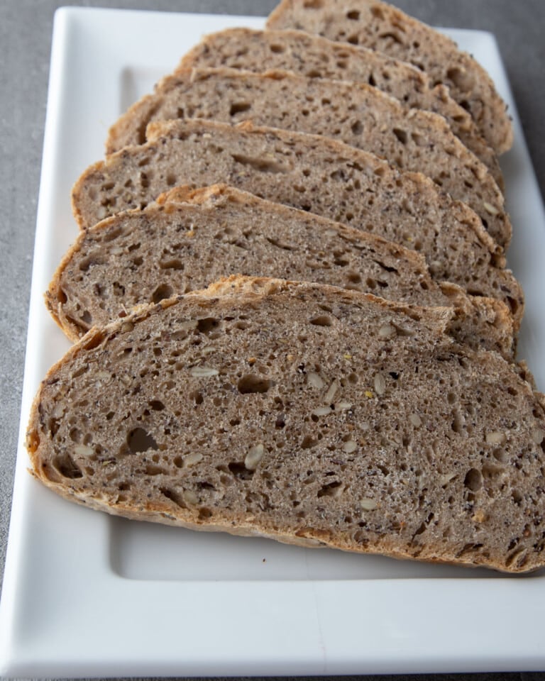 Sprouted Whole Grain Bread Recipe - A Red Spatula