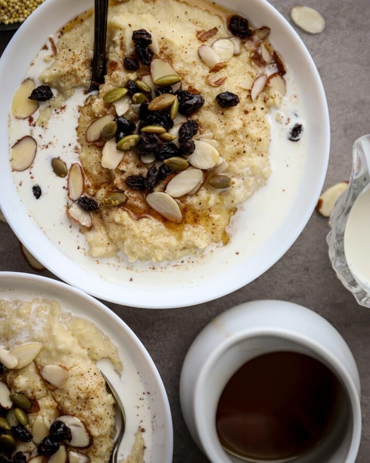 Creamy Millet Porridge Recipes - A Red Spatula