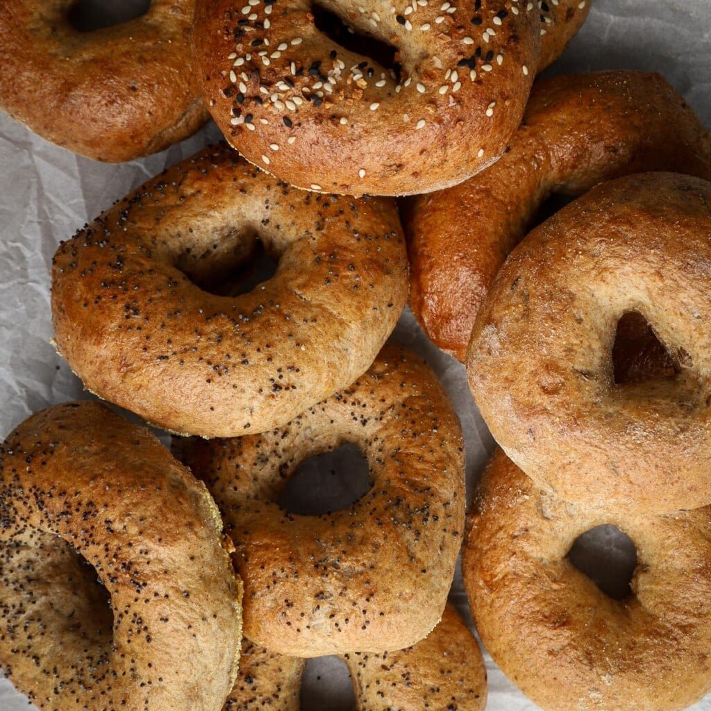 Uncomplicated Rye Bagel Recipe - A Red Spatula