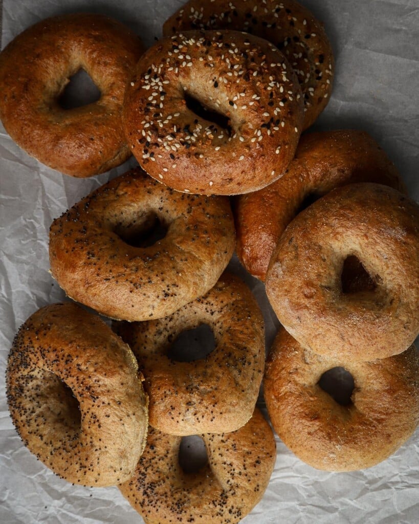 Uncomplicated Rye Bagel Recipe - A Red Spatula