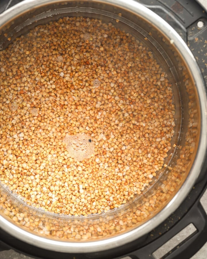 Chewy Buckwheat Cooked In The Instant Pot - A Red Spatula