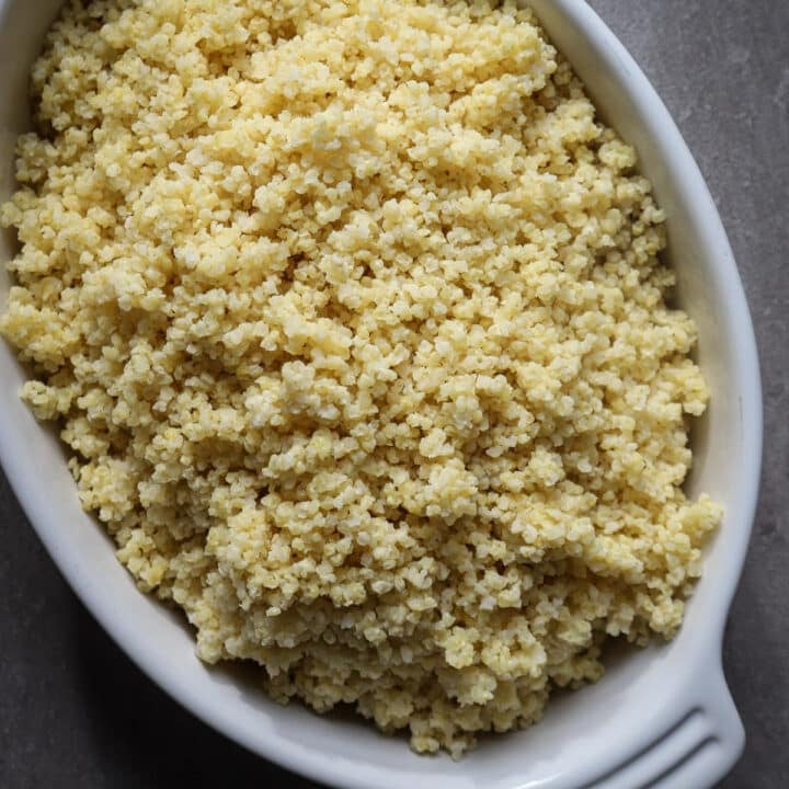 How to Cook Fluffy Millet in an Instant Pot - A Red Spatula