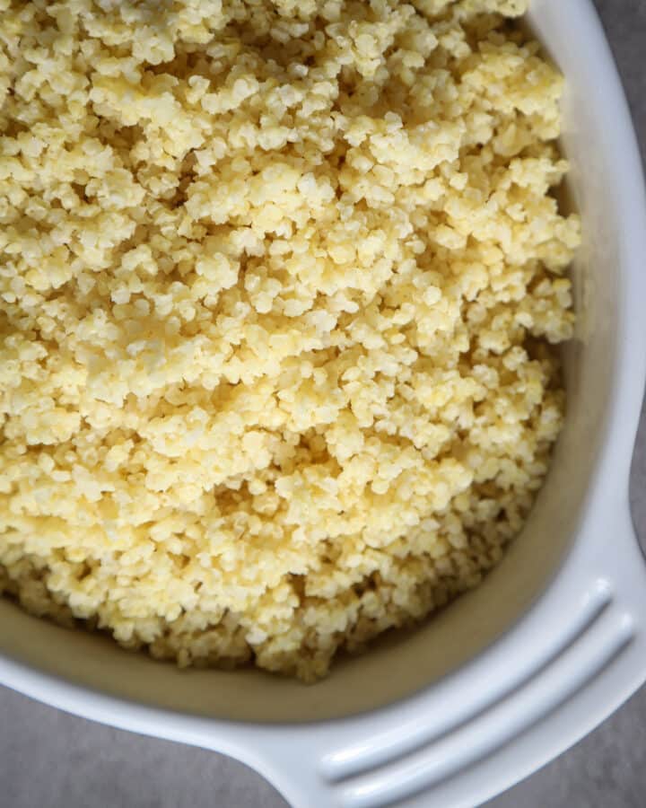 How to Cook Fluffy Millet in an Instant Pot - A Red Spatula