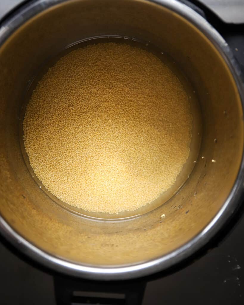 How to Cook Fluffy Millet in an Instant Pot - A Red Spatula