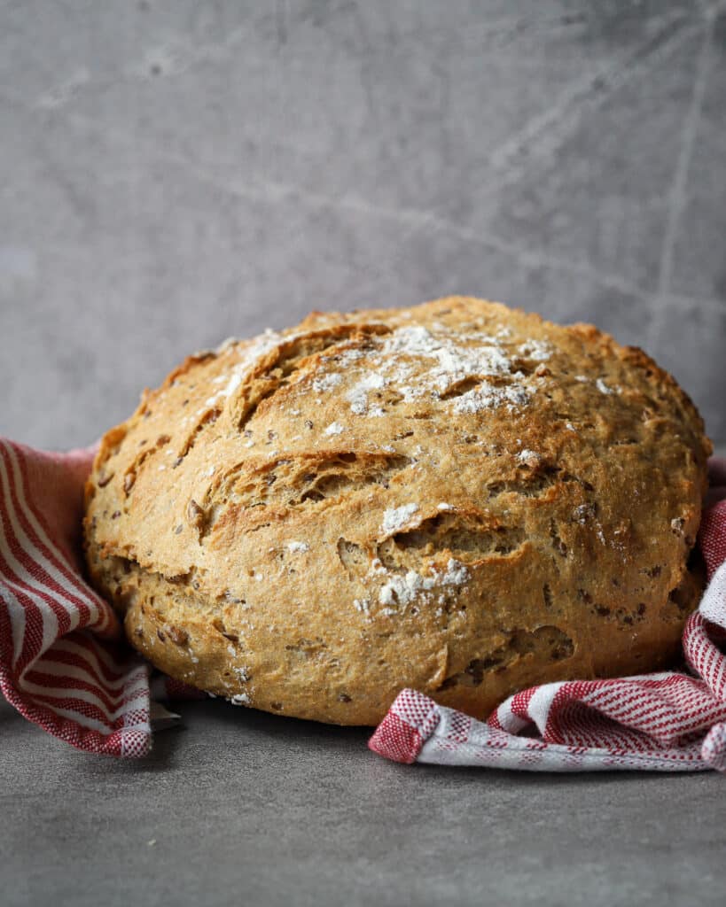 Country-Style Rustic Whole Wheat Bread Recipe - A Red Spatula