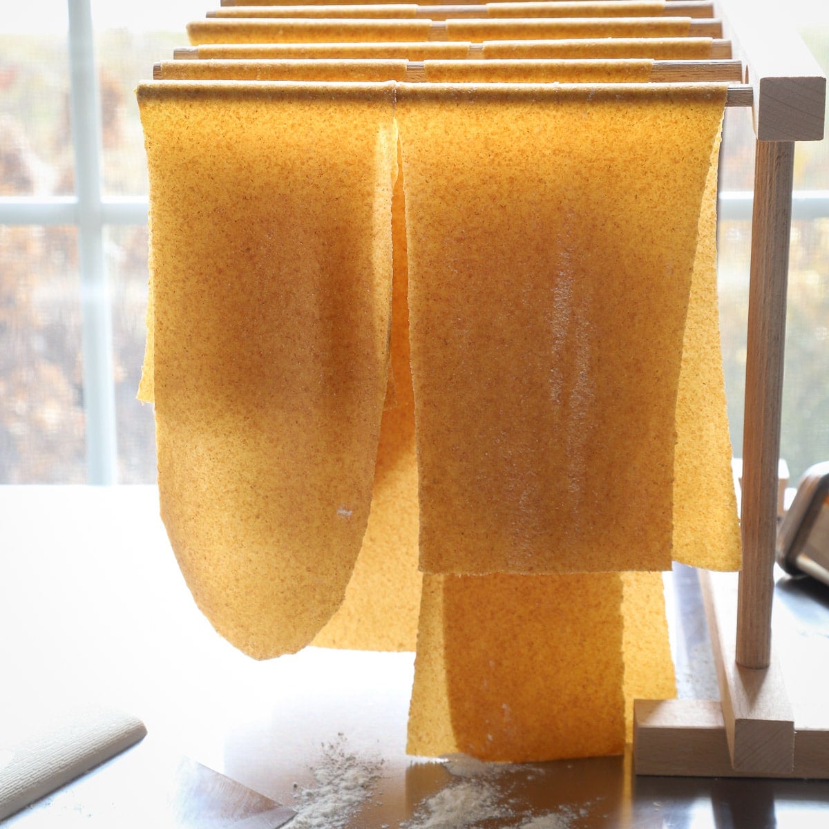 Homemade Nutty Spelt Flour Pasta Noodles Recipe - A Red Spatula