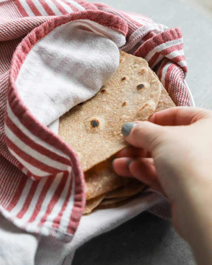 Spelt Flour Tortilla Recipe With Coconut Oil - A Red Spatula