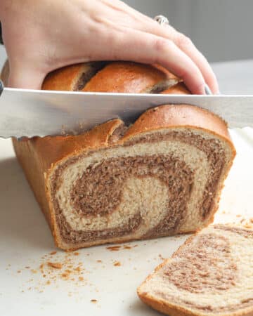 How To Make Sandwich Marbled Rye Bread Recipe - A Red Spatula