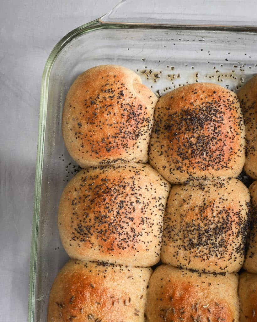 Soft Homemade Rye Flour Dinner Rolls Recipe - A Red Spatula