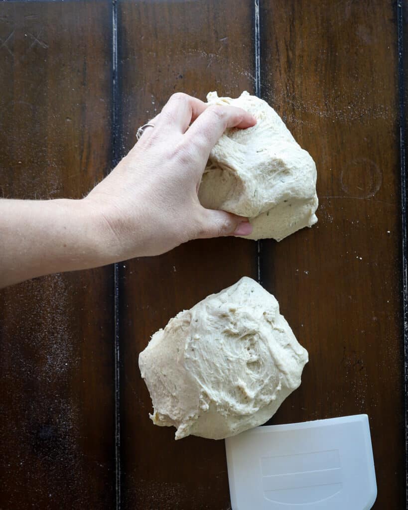 How To Make Homemade Herb Fougasse Bread Recipe - A Red Spatula