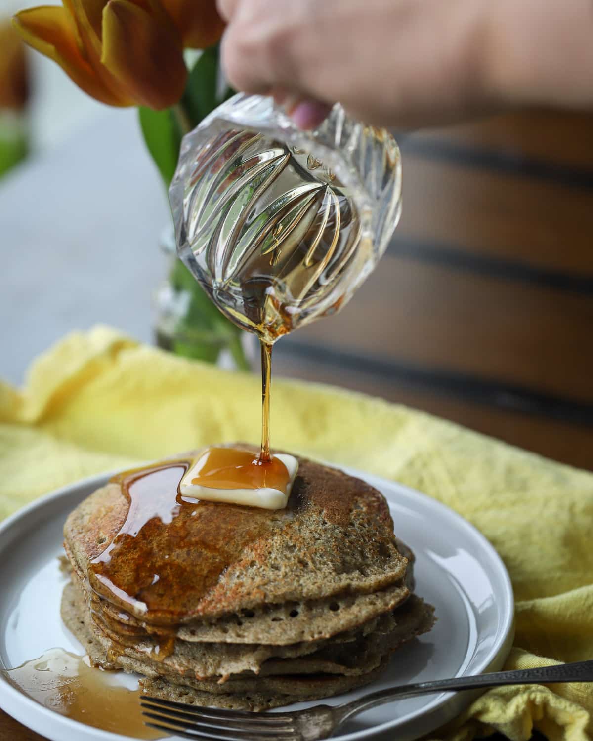 Fluffy Rye Flour Pancake Recipe With Buttermilk - A Red Spatula