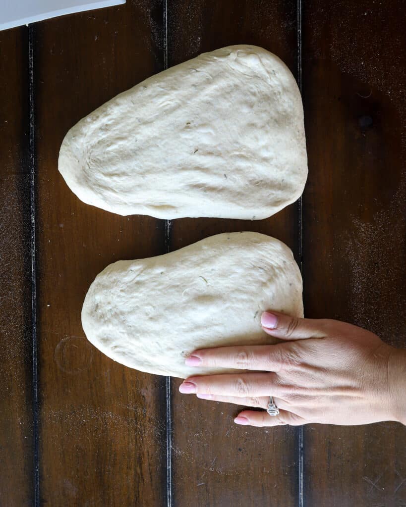 How To Make Homemade Herb Fougasse Bread Recipe - A Red Spatula
