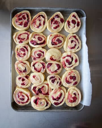 Soft and Fluffy Raspberry Rolls - A Red Spatula