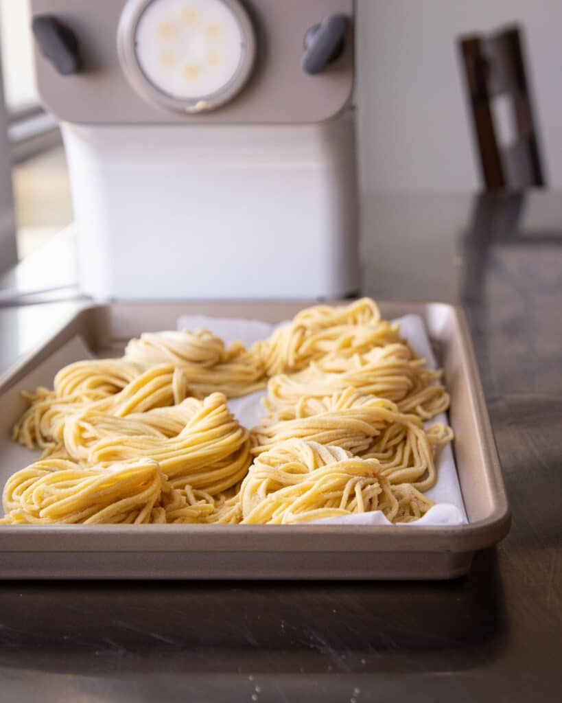 Semolina Pasta Recipe for Philips Pasta Extruder - A Red Spatula