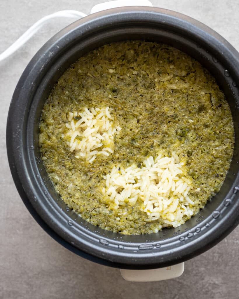 Easy Roasted Poblano Rice Recipe - A Red Spatula